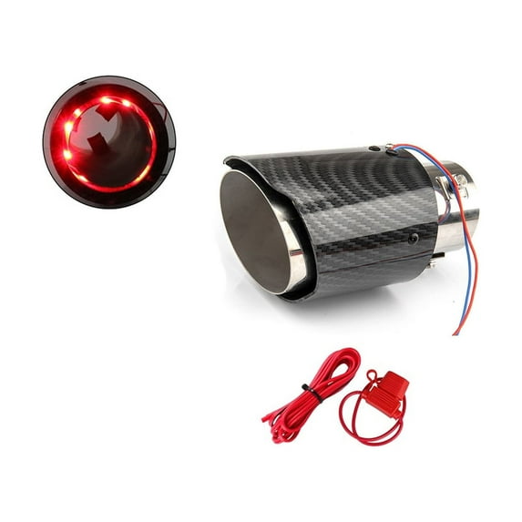Led Exhaust Pipe - Carbon Fiber Led Tail Throat with Thermostable ...