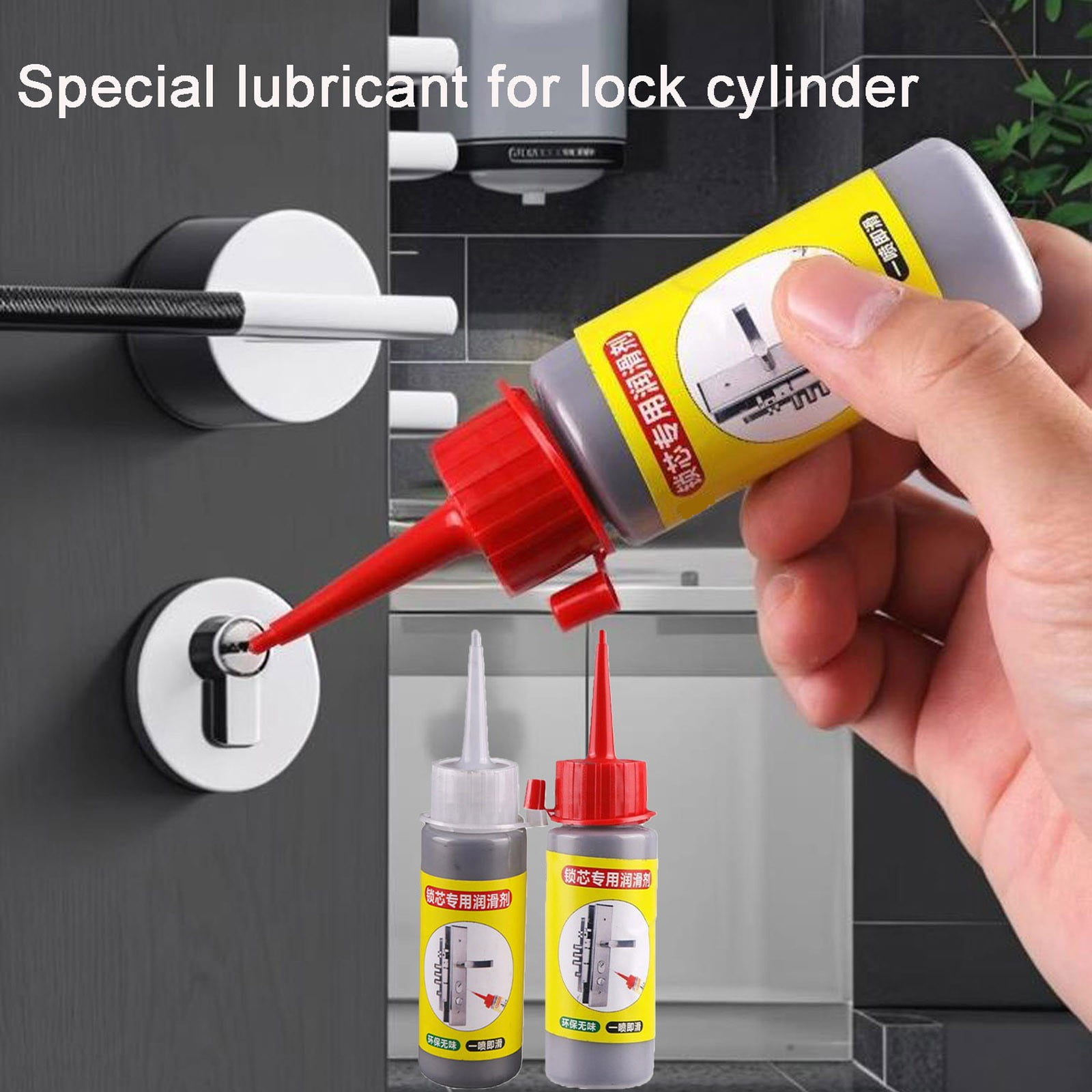 mtvxesu Lock Core Lubricating Powder Graphite Powder For Door Window ...