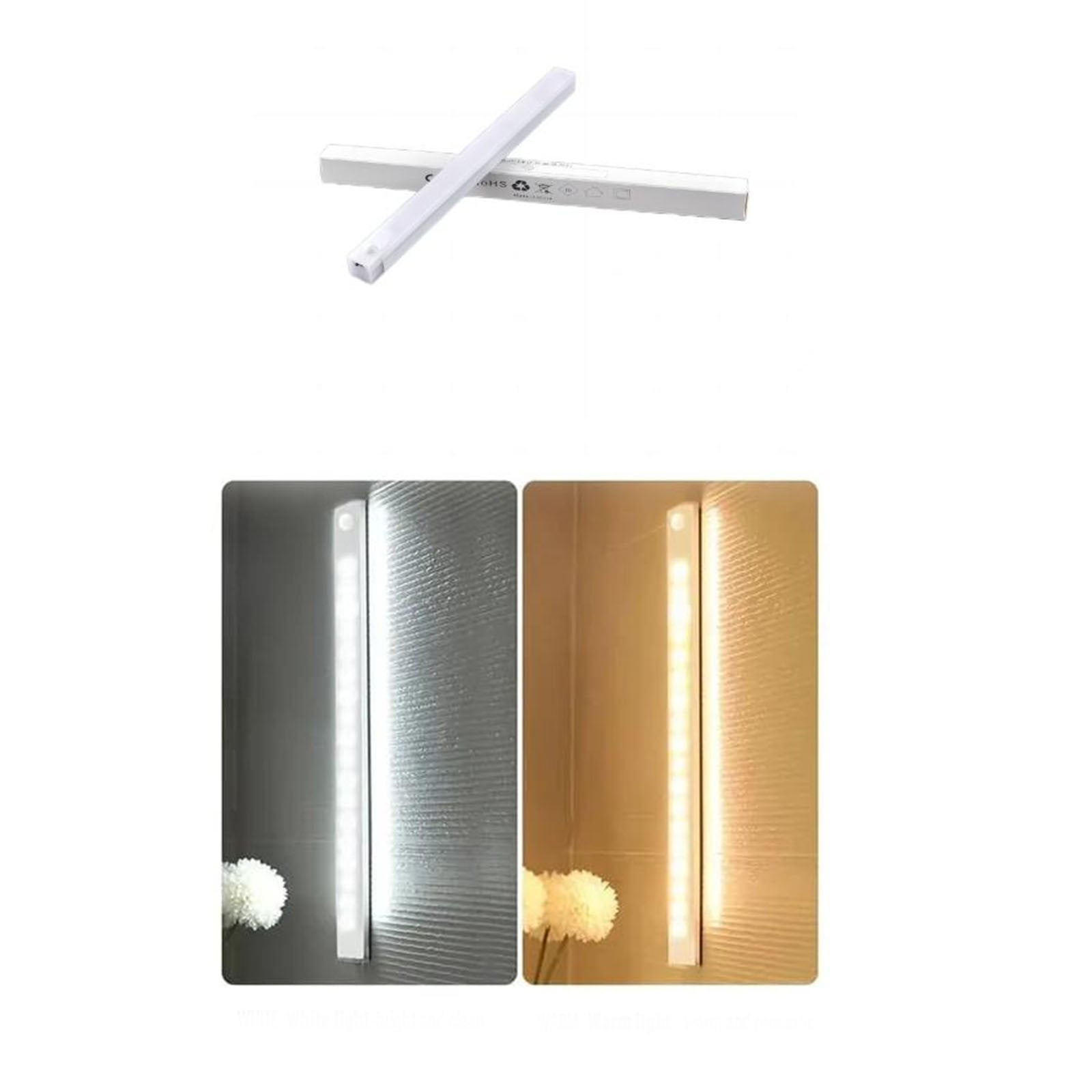 mtvxesu Magnetic Strip LED Human Body Induction Light Wireless Cabinet ...