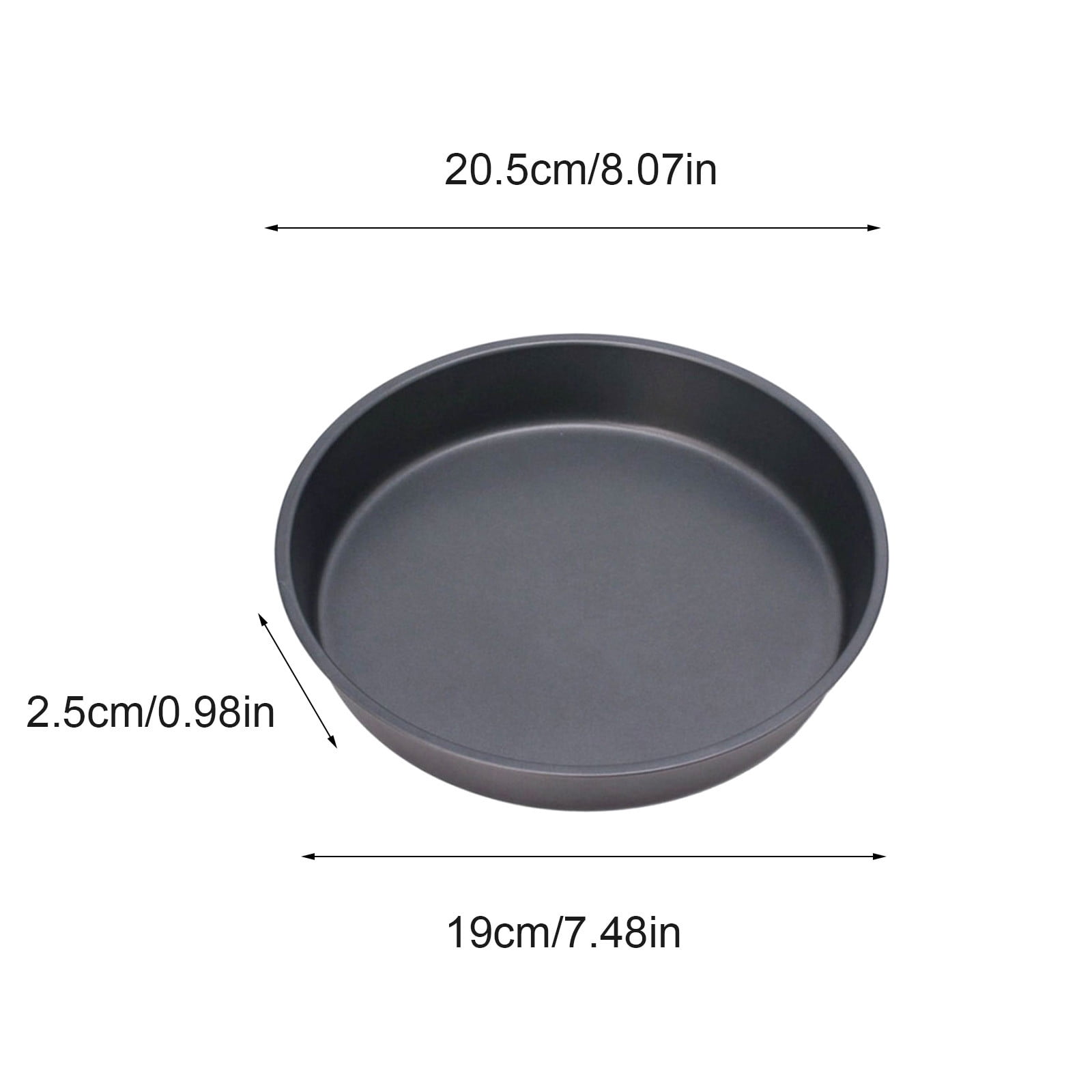 mtvxesu Molde Para Gelatina, Round Shallow Pizza Pan Household Pizza ...