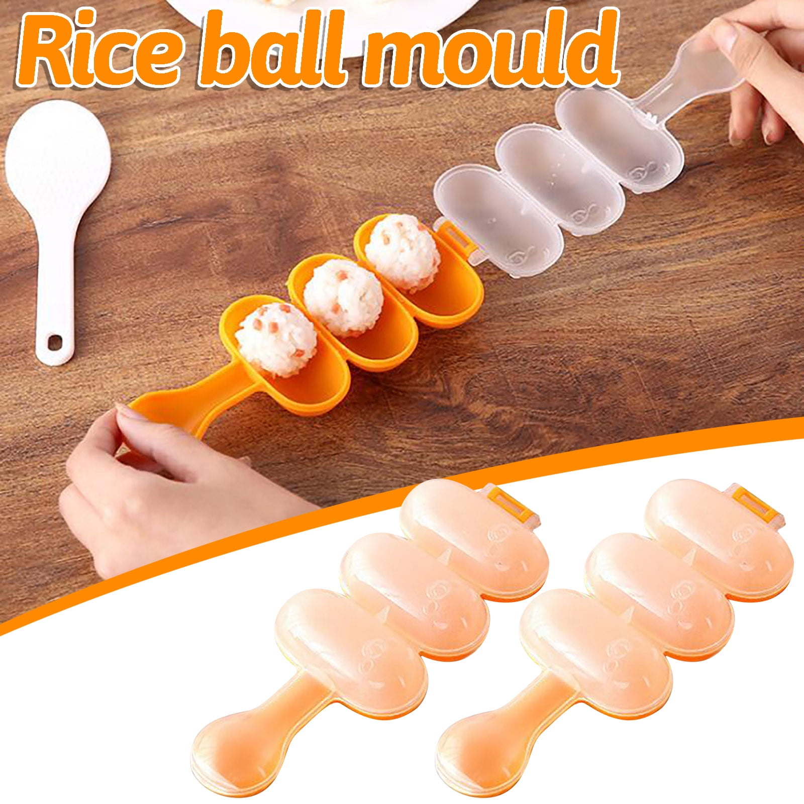 mtvxesu Moldes Para Gelatinas, Rice Ball Molds Sushi Balls Maker Mould ...