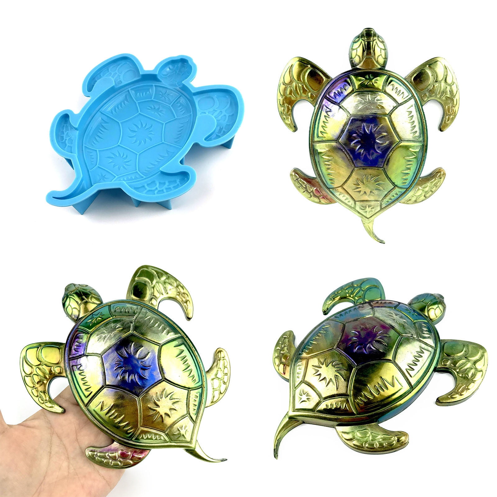 mtvxesu Molds, Turtle , Epoxy Resin DIY Resin Casting for Wall Mounted ...