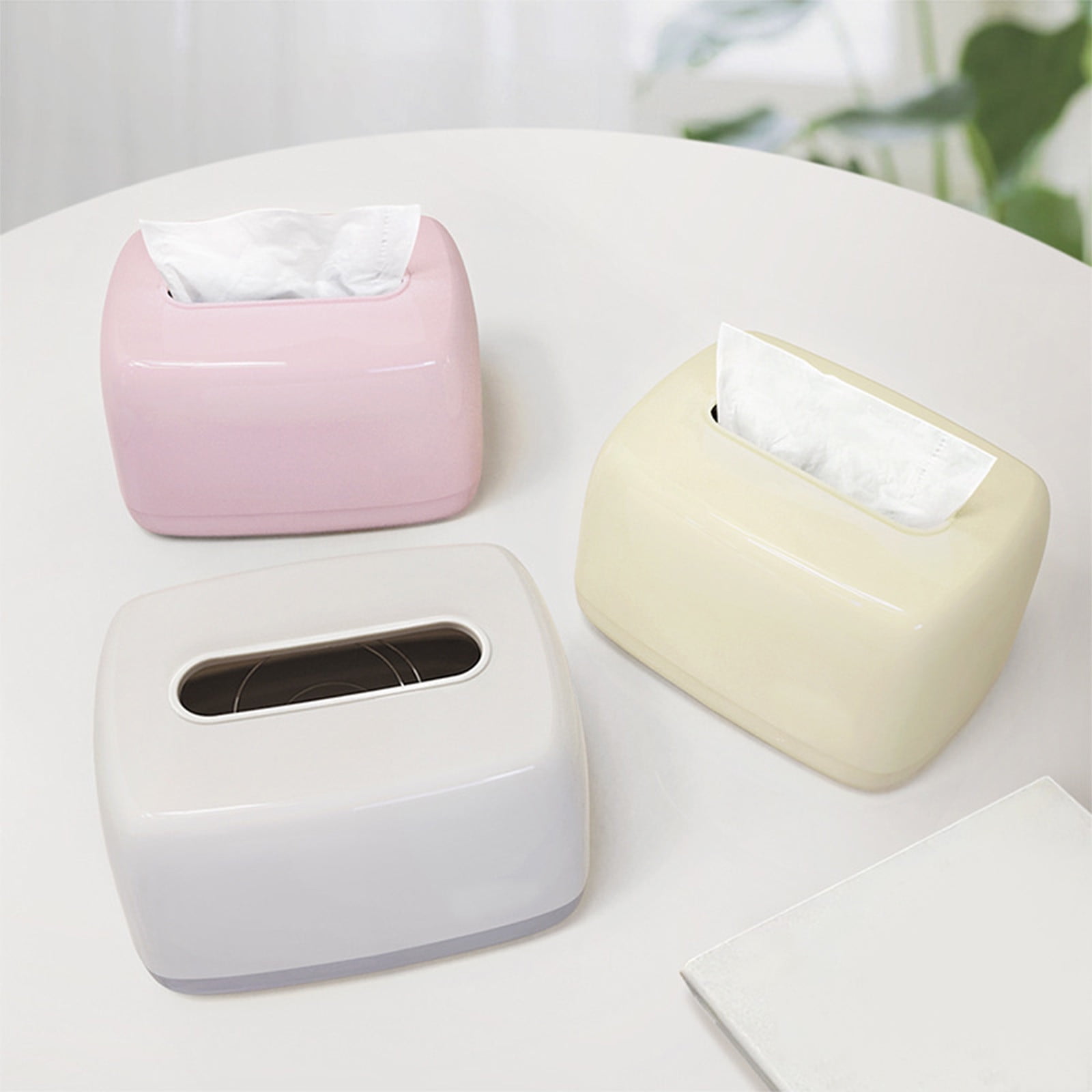 mtvxesu Organization Bins, Spring-Loaded Tissue Box, Wall-Mounted Or ...