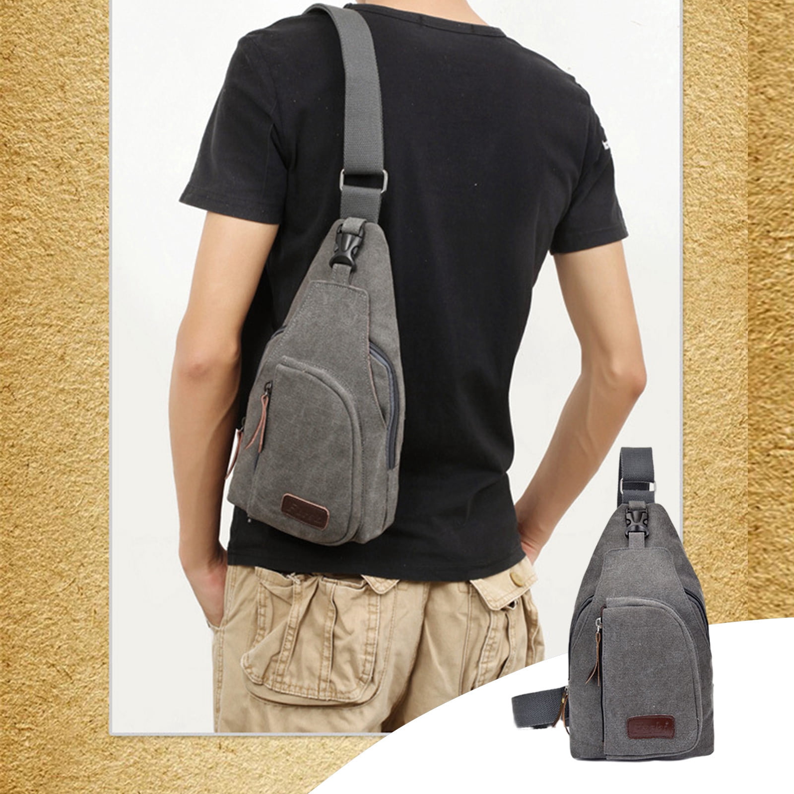 mtvxesu Over the Shoulder Bags for Women, Canvas Sling Bag Small ...