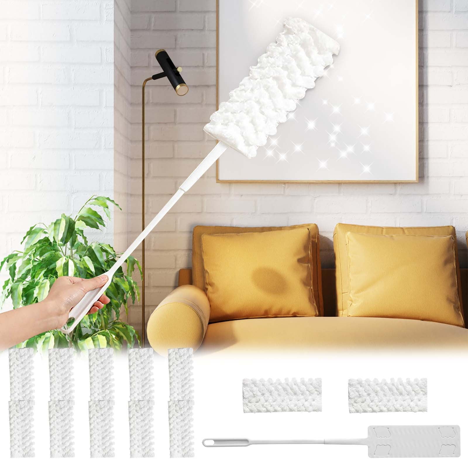 mtvxesu Removable Bed Bottom Dust Removal Brush with Electrostatic ...