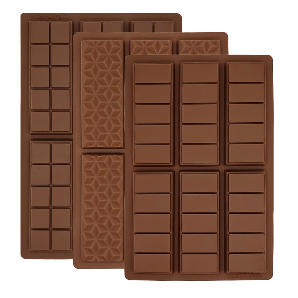 mtvxesu Silicone Ice Cube Molds, 6-Cavity Large Chocolate Mold, Food ...