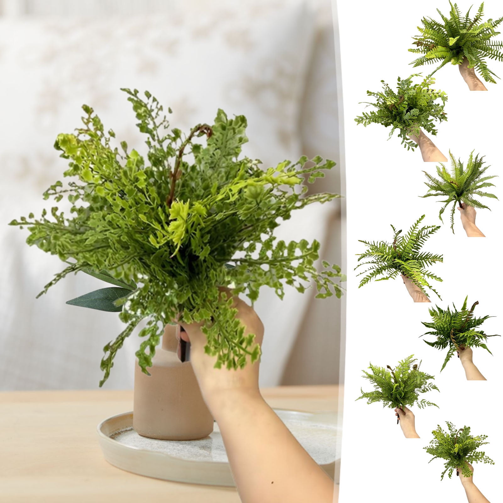 mtvxesu Simulated Persian Grass, Small Persian Leaves, Fern Bouquet ...
