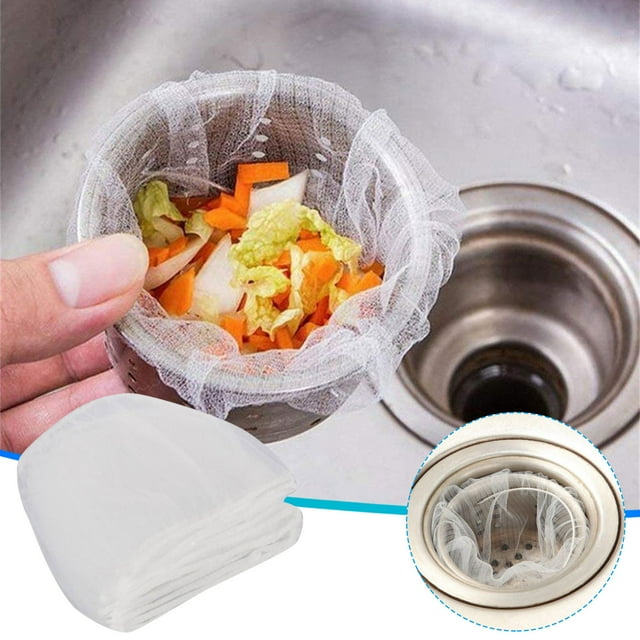 mtvxesu Sink Drain Strainer, Disposable Kitchen Sink Filter Mesh Sewer ...