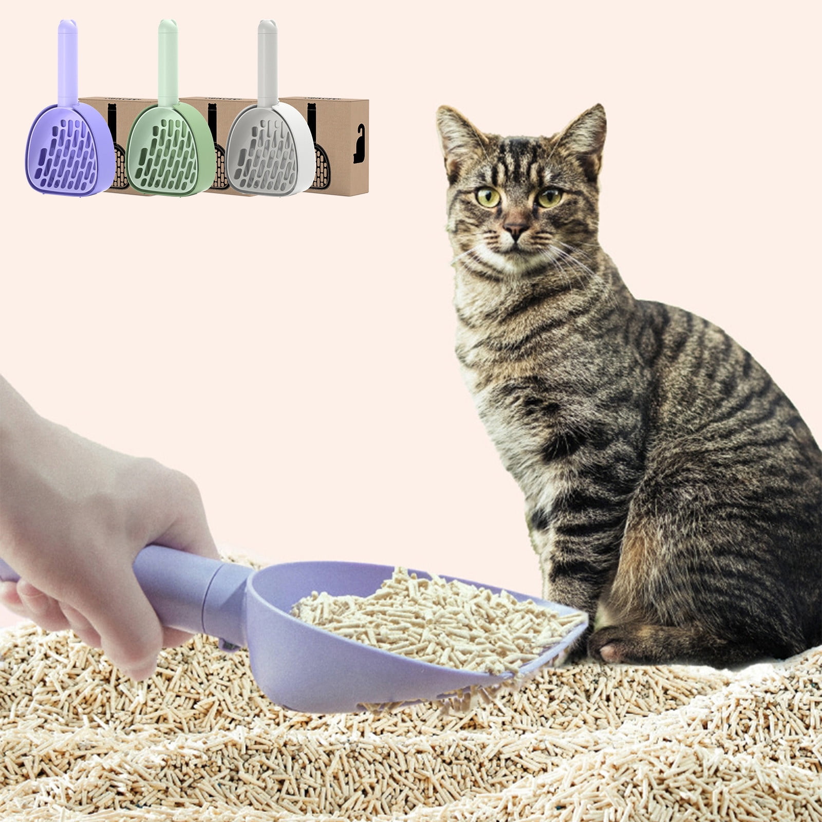 mtvxesu Small Trash Bags, Multifunctional Pet Litter Scoop Pickup ...