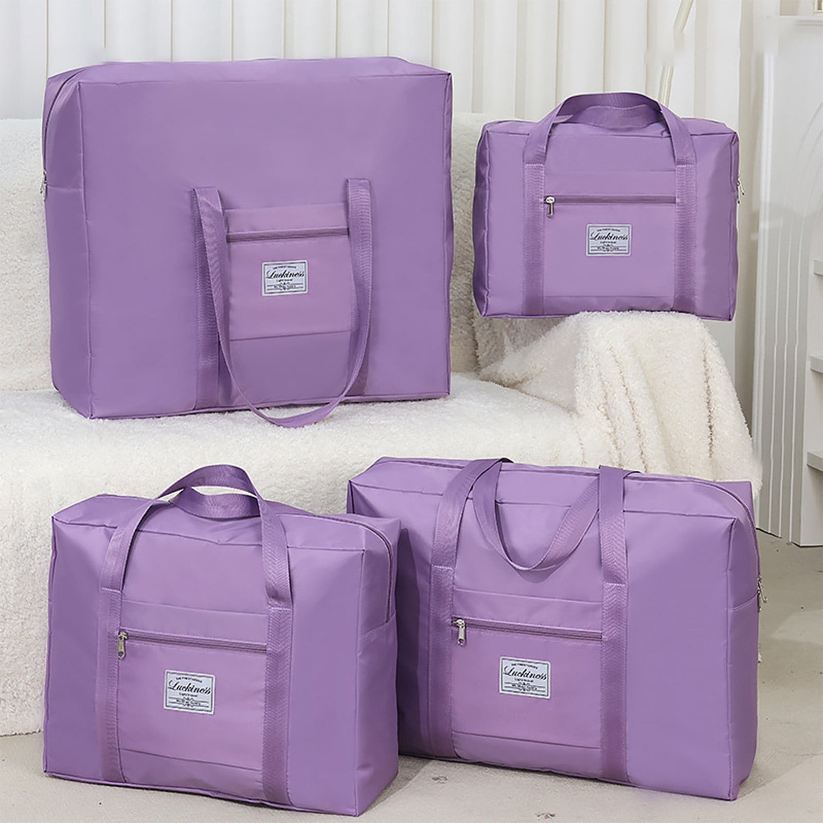 mtvxesu Storage Bag Organizer, Foldable Travel Duffel Bag Tote Carry ...