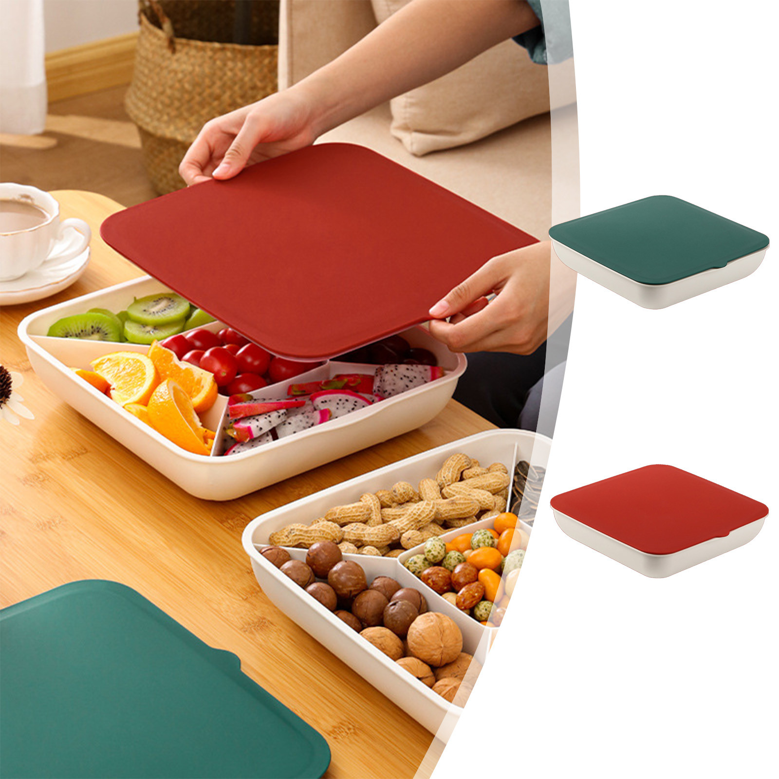 mtvxesu Storage Boxes for Organizing, Elegant Flower Shaped Snack ...