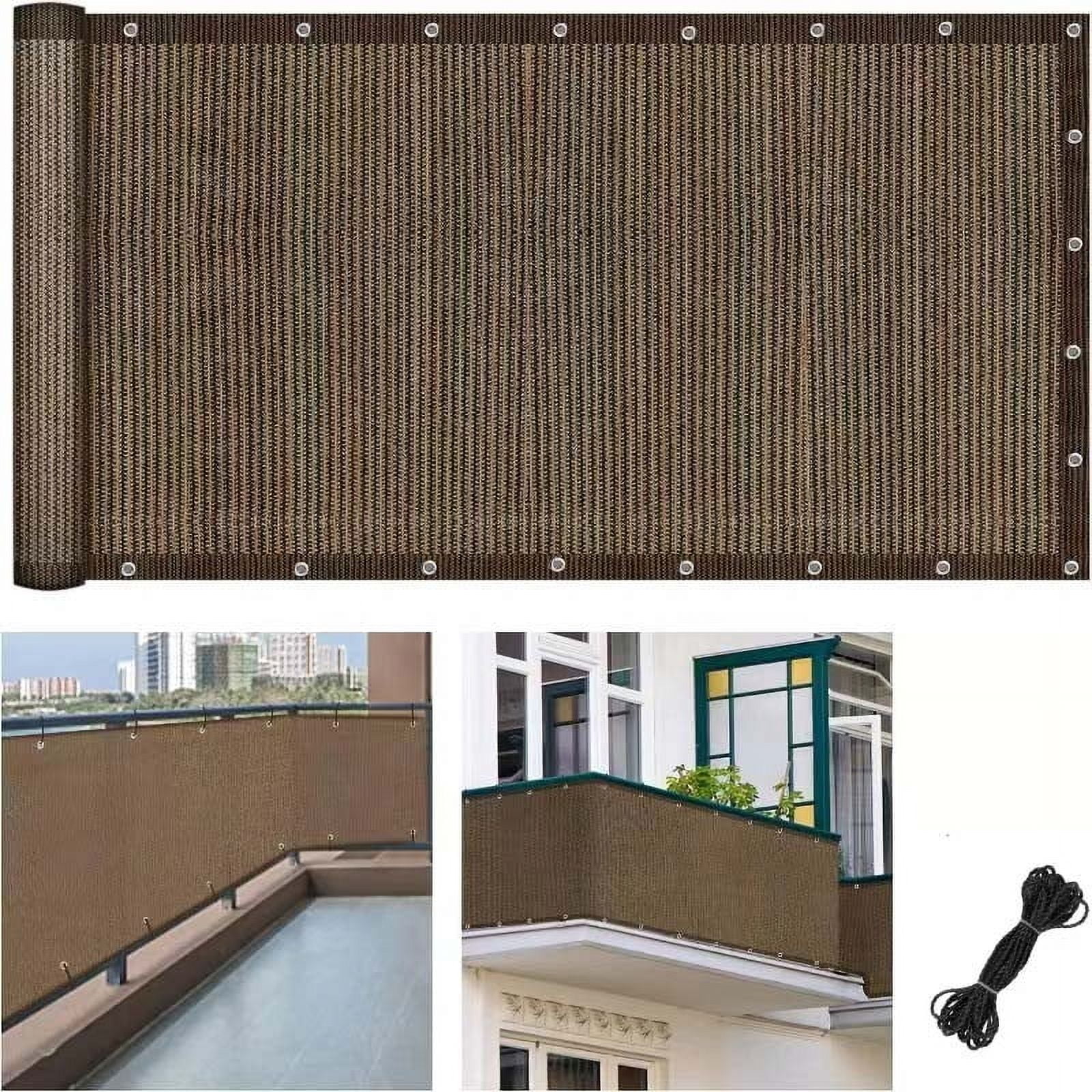 mtvxesu Sun Shade Fabric Cloth with Grommets 90% UV Block Garden Patio ...