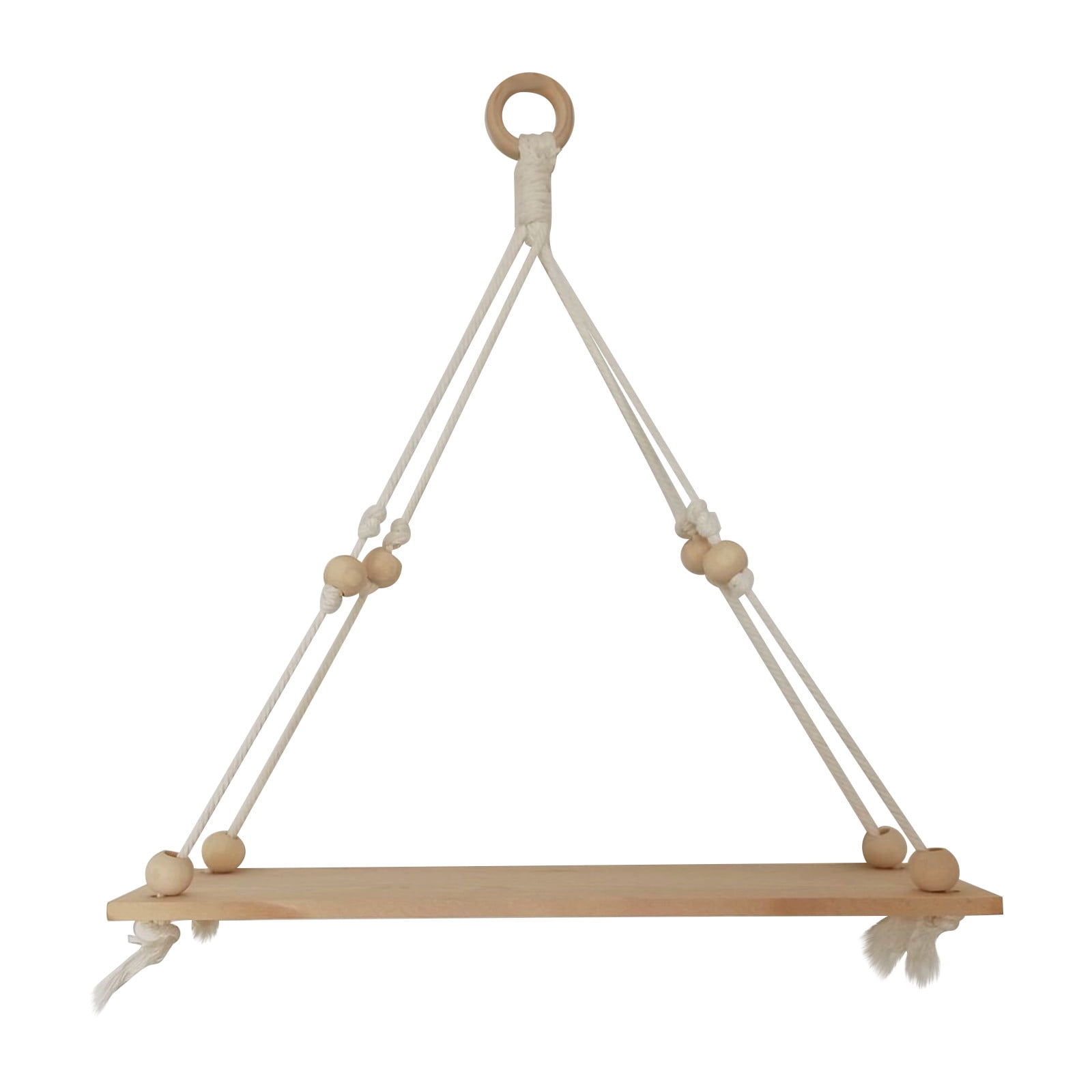 mtvxesu Over the Toilet Storage Shelf, Cotton Rope Decorative Rack Wall ...