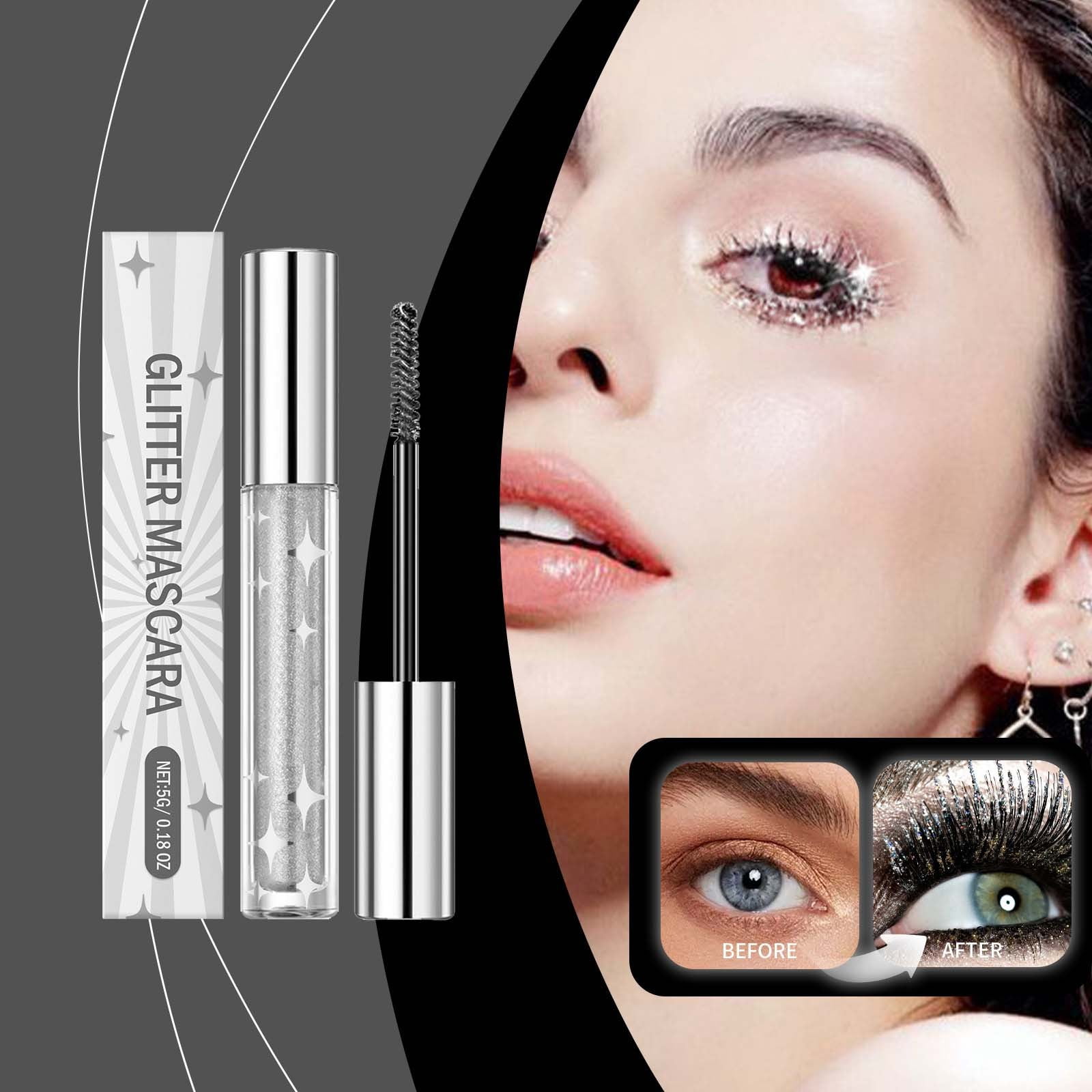 mtvxesu Waterproof Mascara, 5G Mascara - Long-Lasting, Natural Lash ...