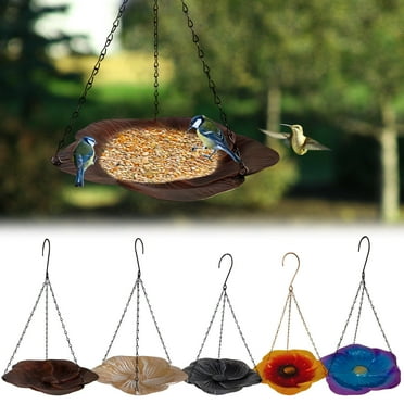 fuyuli Metal Black Bird Feeder bird feeder squirrel proof Lightweight ...