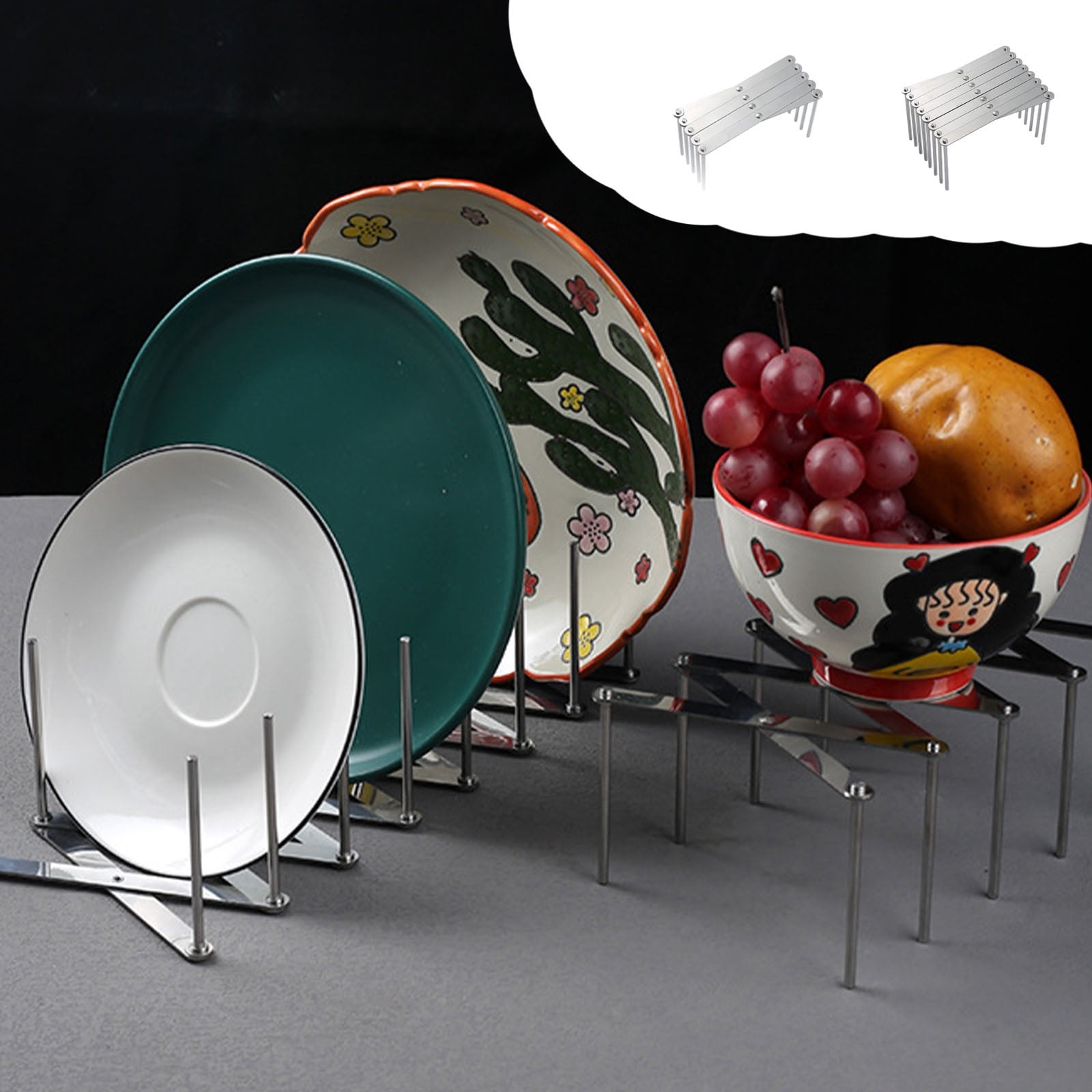 mtvxesu Wire Shelving, Stainless Steel Telescopic Rack, Foldable ...