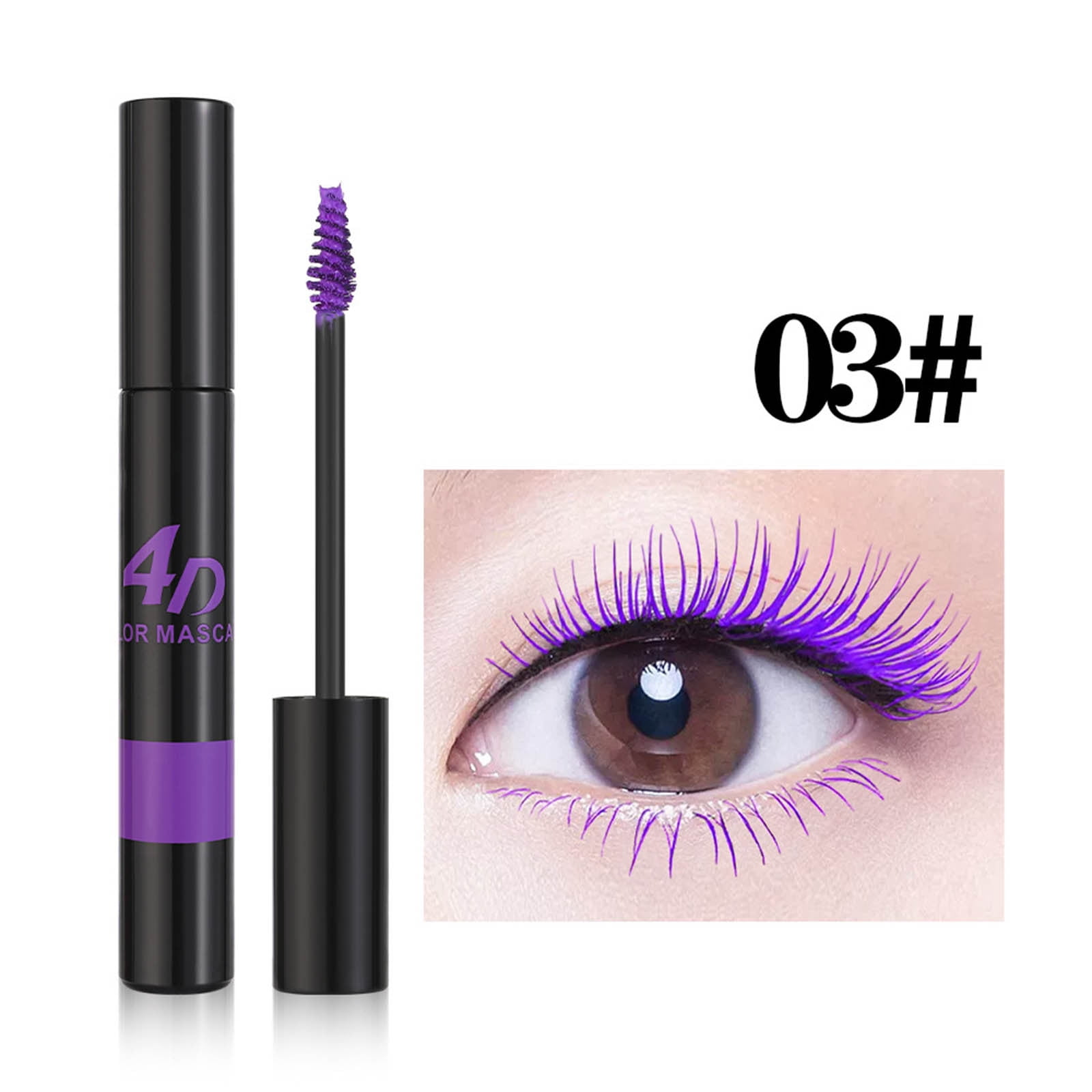 mtvxesu Womens Mascara, Colored Mascara In Blue, Purple, And Gold With ...