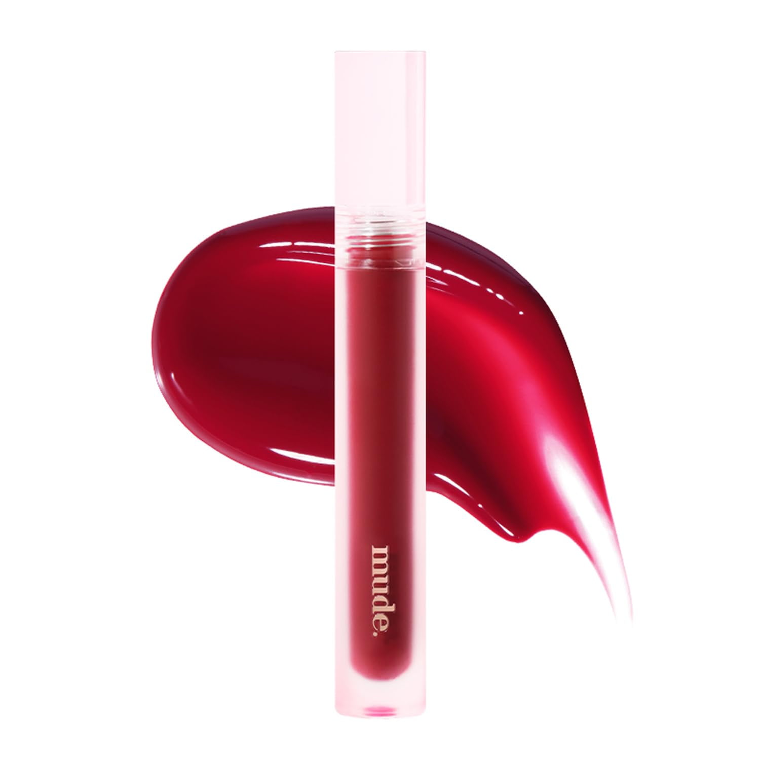 mude Glacé Lip Tint 08 Cold Cherry Long-Lasting Liquid Stain Buildable Layer with Glossy Finish ...