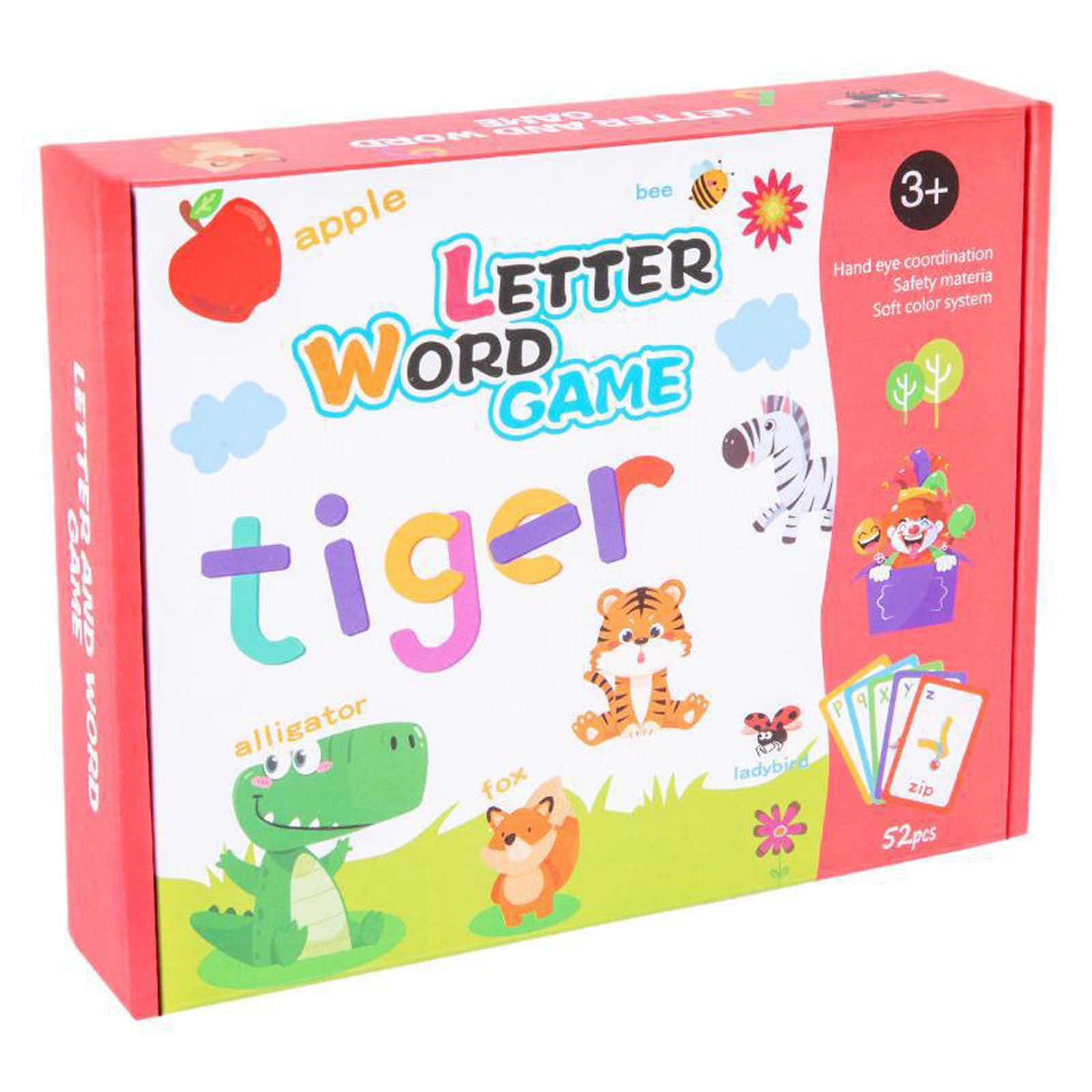 multicolor Alphabet Words Game Early Education Learning Toy Letter ...