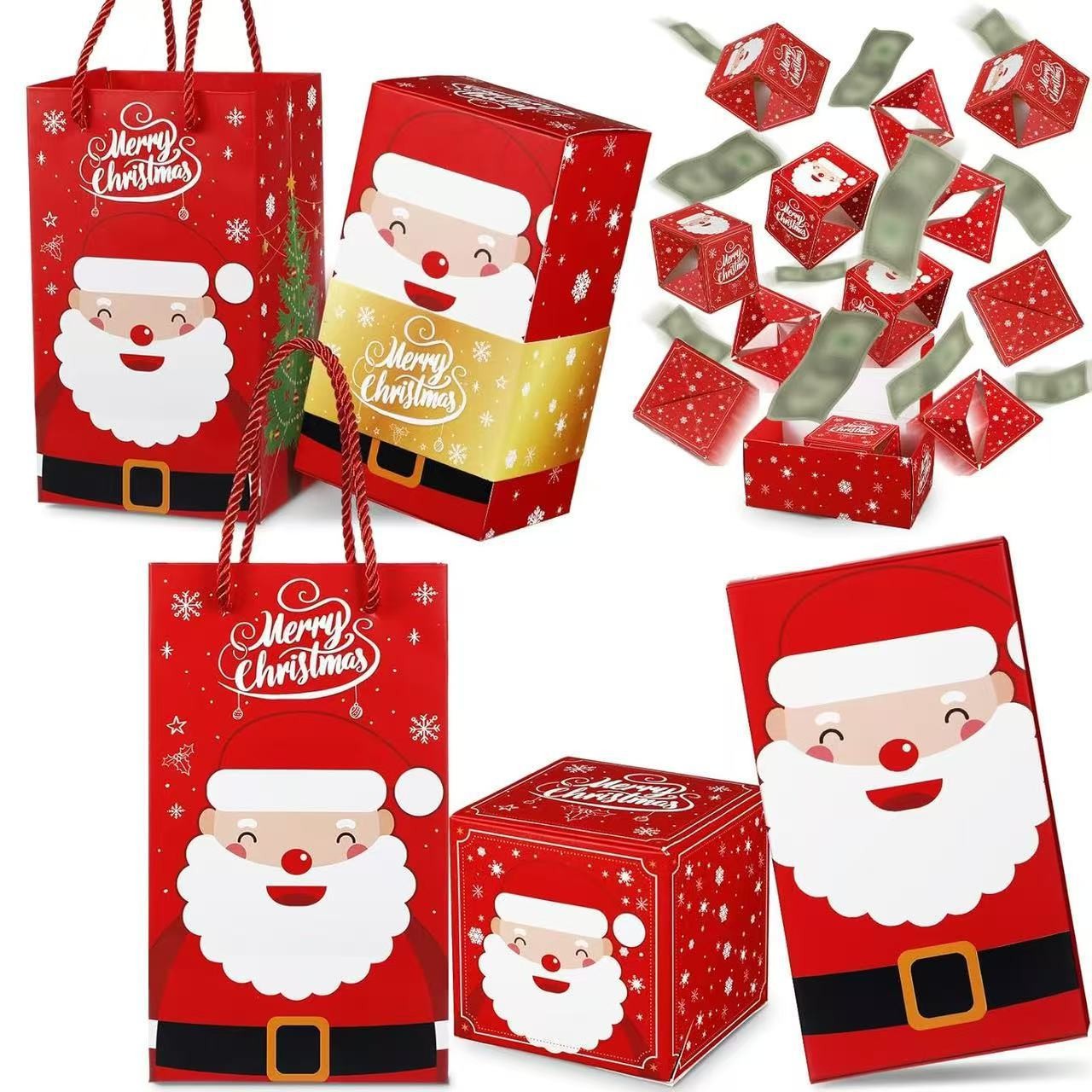Multicolor Surprise Gift Box With Bouncing Confetti Pop Up Mechanism Multicolor Surprise Gift Box With Bouncing Confetti Pop Up Mechanism