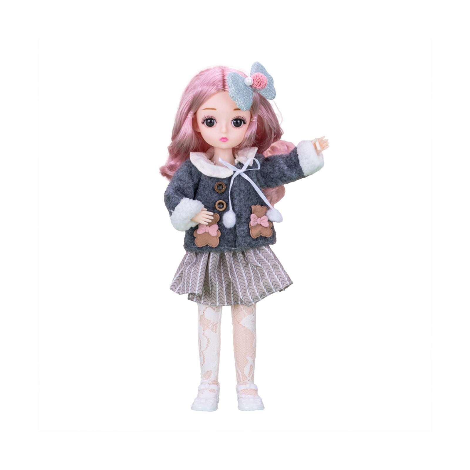 multicolour Modern Dress Up Doll Princess Fashionable Model Gift Box ...