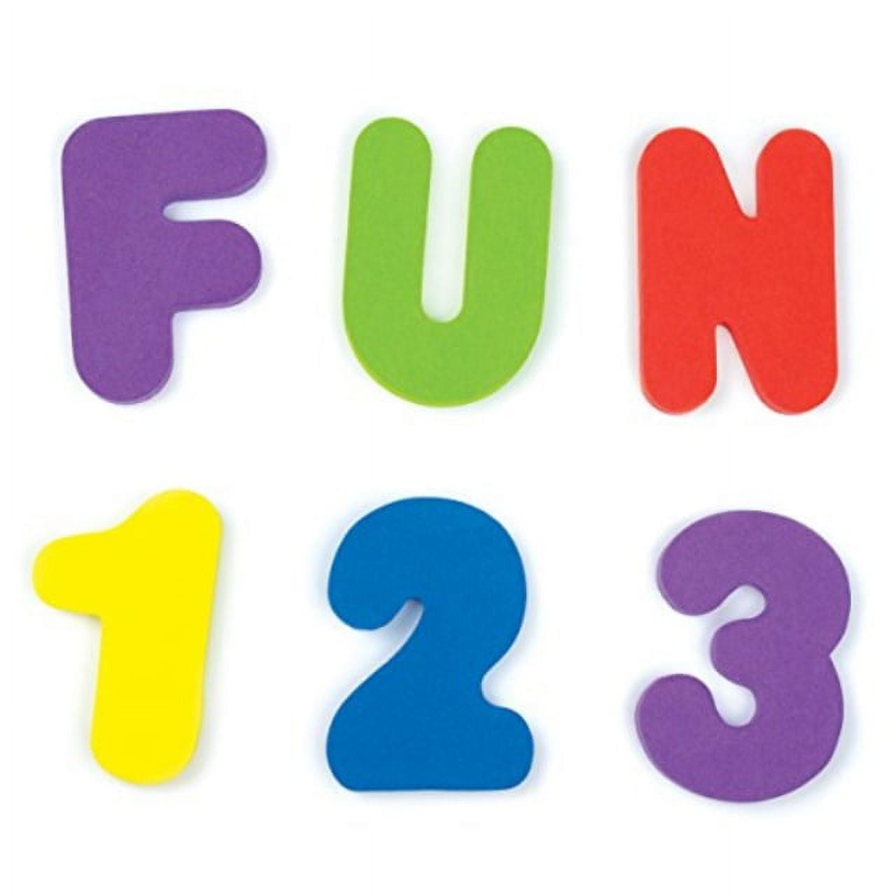 munchkin - 011108 - jouet de bain - bath letters and numbers - Walmart.com