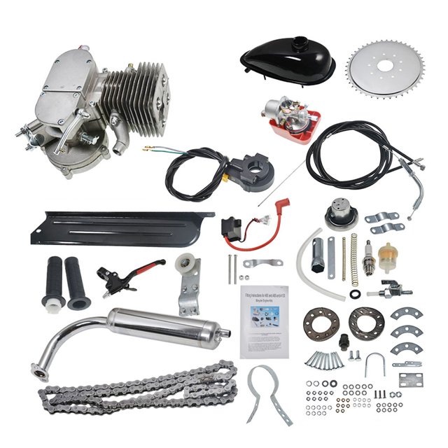 munirater 100cc YD100 Bicycle Engine Kit Bike Bicycle Motorized 2 Stroke Petrol Gas Motor Engine ...