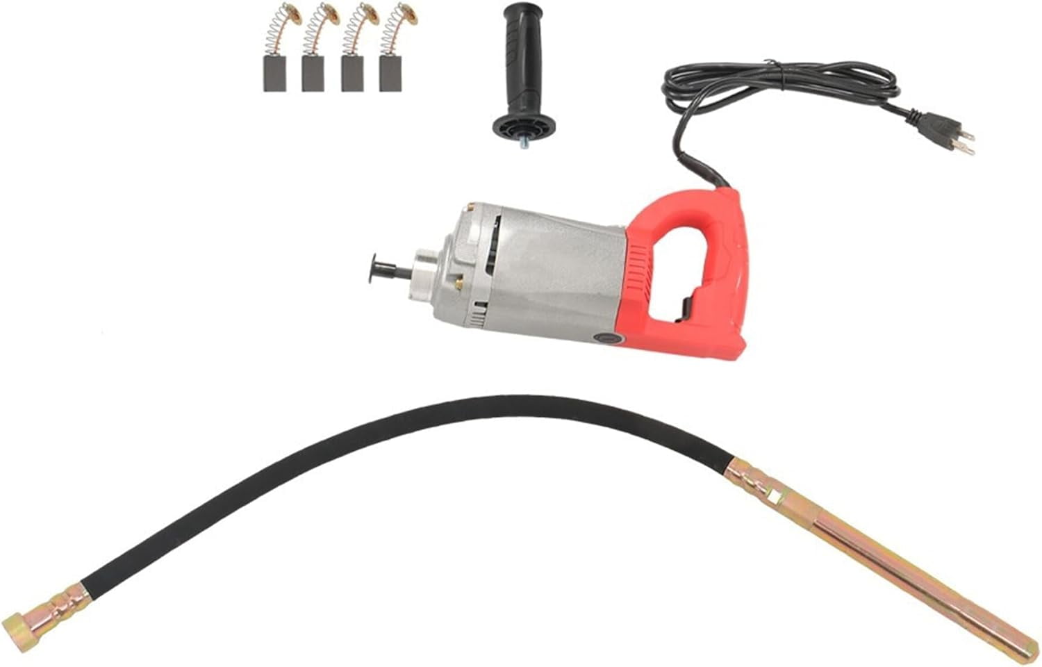 munirater 1500W Concrete Vibrator 4 Feet Long Shaft Concrete Vibrator ...