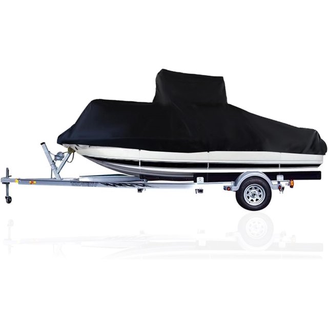 munirater 16-18.5FT Boat Cover Heavy Duty Replacement for Center ...