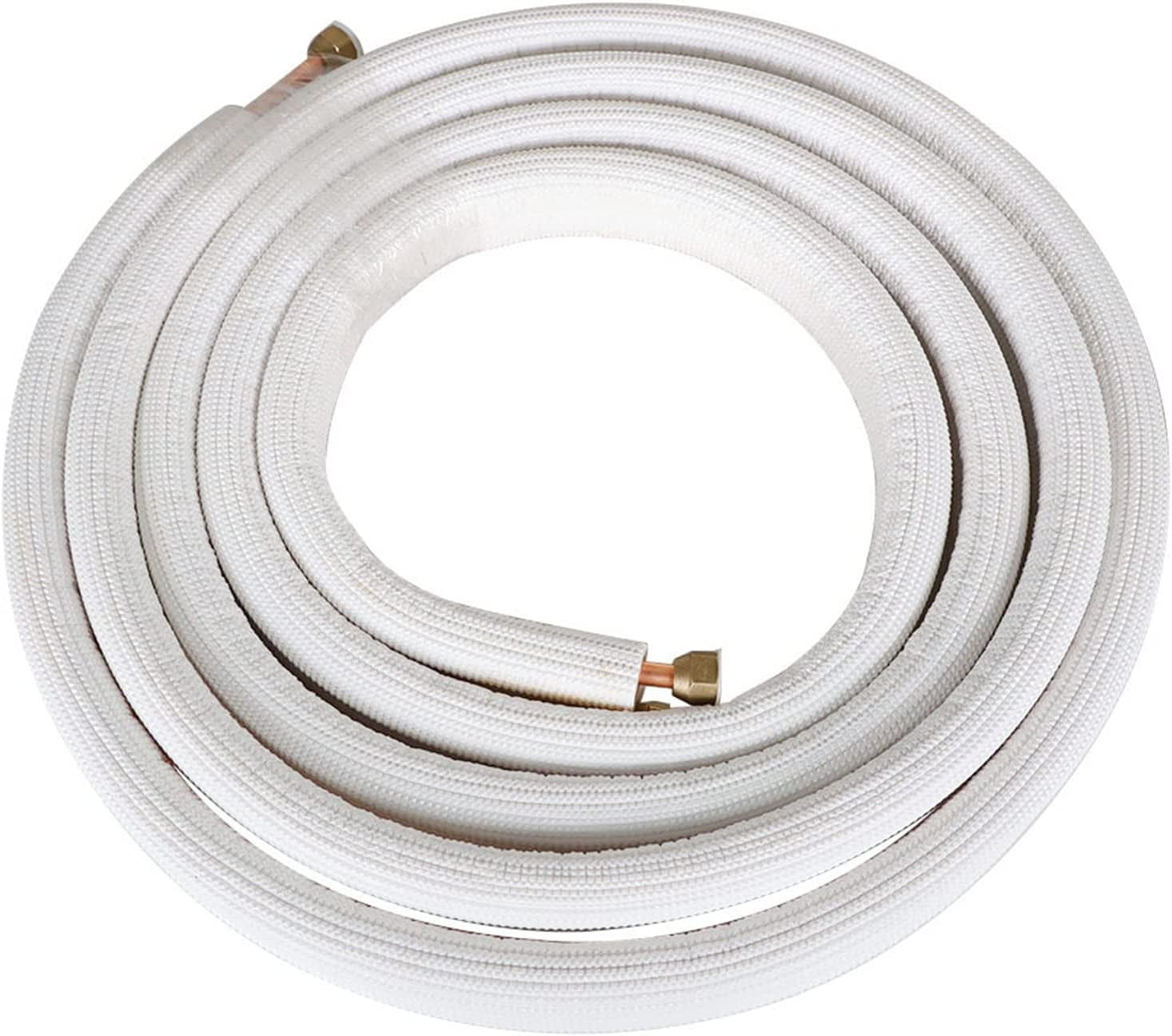 munirater 16FT Air Conditioning Copper Tubing Hose Extension 1/4 and 3/ ...
