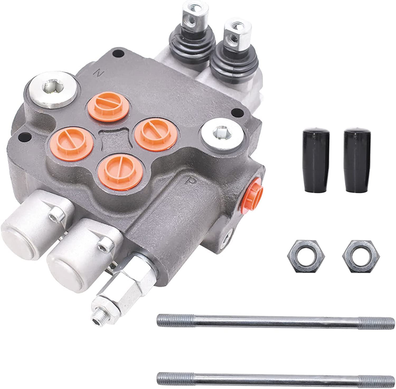 munirater 2 Spool Hydraulic Valve 21 GPM 3600 PSI Hydraulic Directional ...