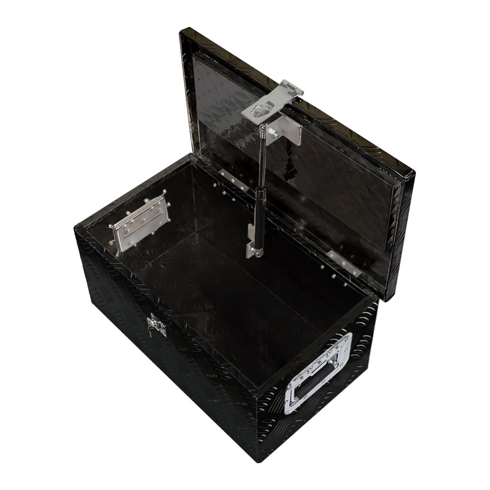 munirater 20 x 12 Inch Tool Box Black Aluminum 5 Bar Tread for Chevy ...