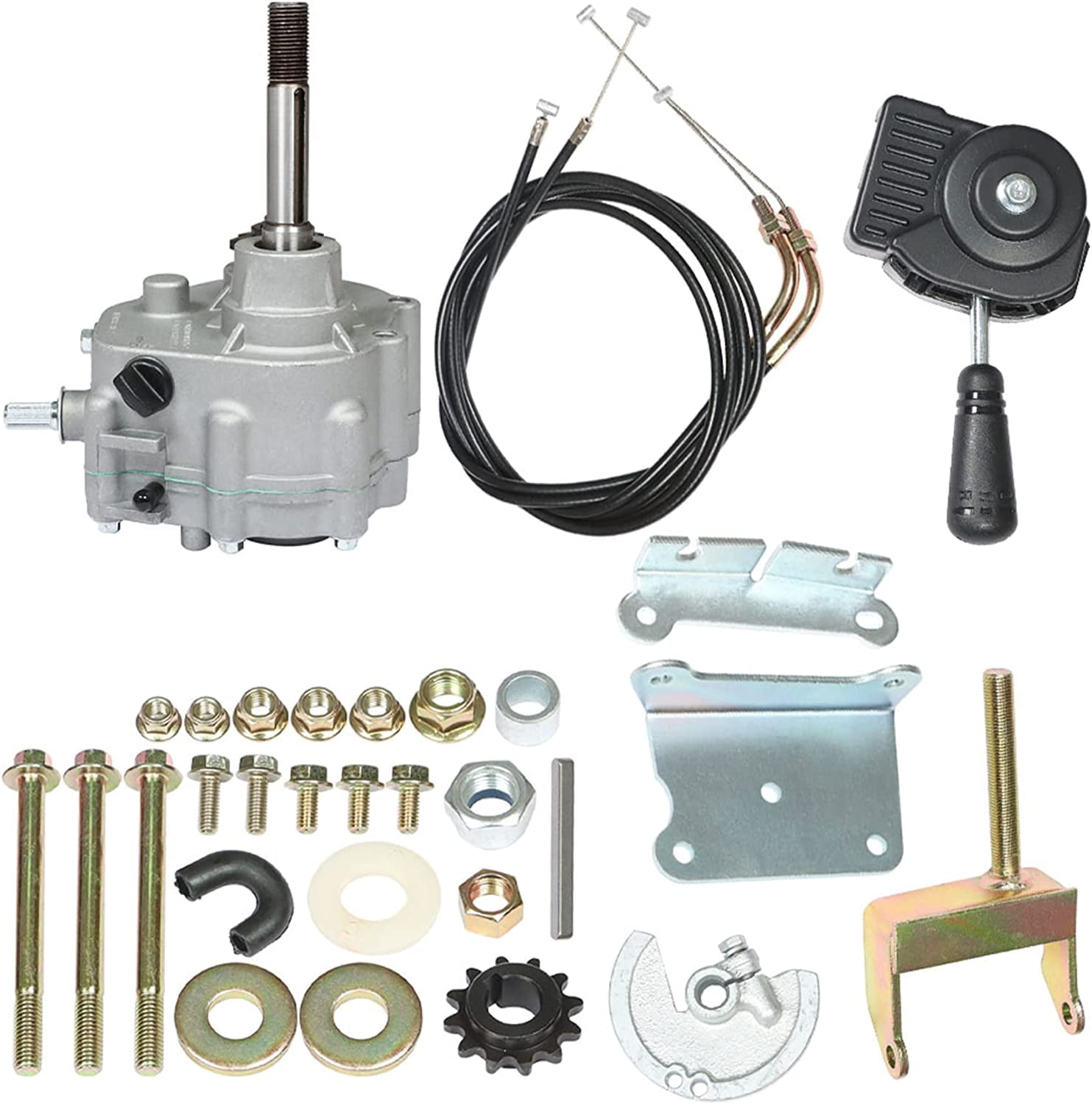 munirater 212cc Go Kart Forward Reverse Gear Box Kit Replacement for ...