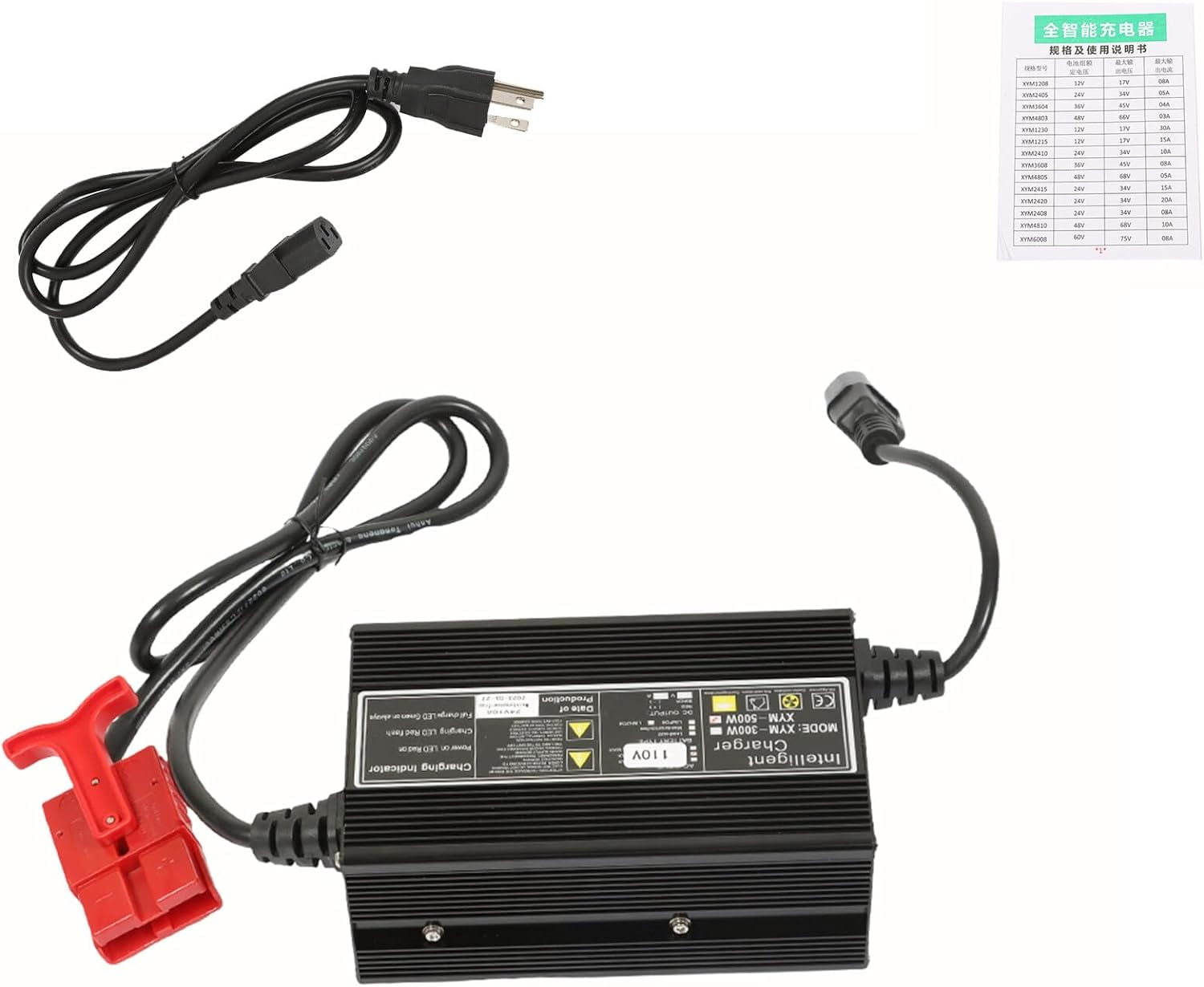 munirater 24V 10A Floor Scrubber Battery Charger with SB120 Red ...