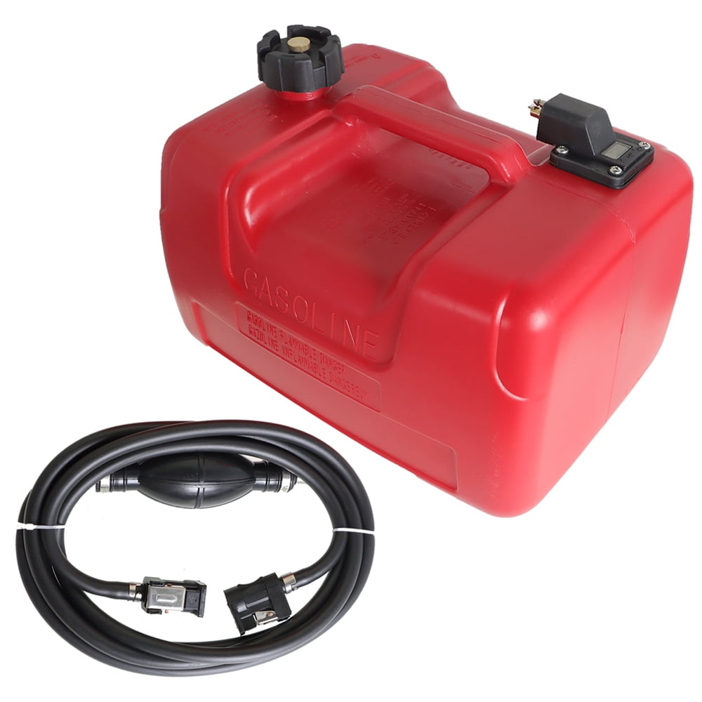 munirater 3 Gallon Portable Boat Fuel Tank Marine Outboard Motor Fuel ...