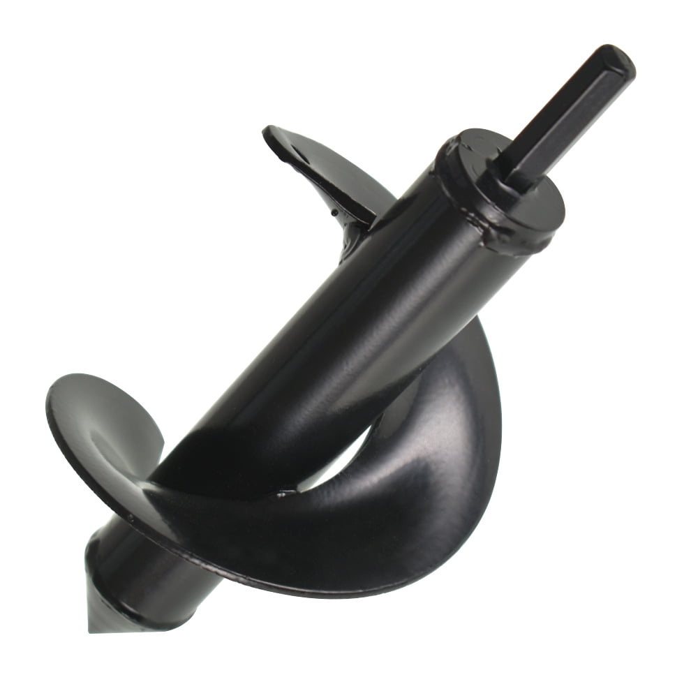 munirater 3 in x 7 in Auger Drill Bit Black Garden Plant Flower Bulb ...