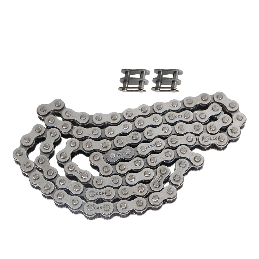 munirater 420 Chain Mini Bikes 90 Link Rear Drive Chain Replacement for ...