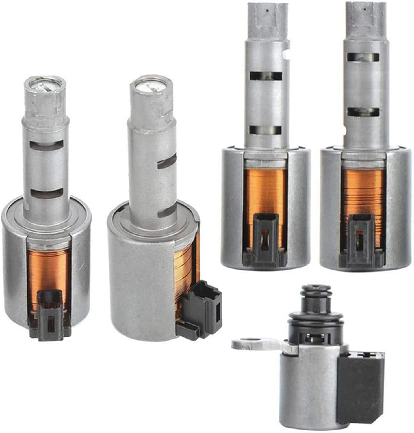 munirater 5 Pcs Transmission Solenoids Kit JF015E RE0F11A Replacement ...