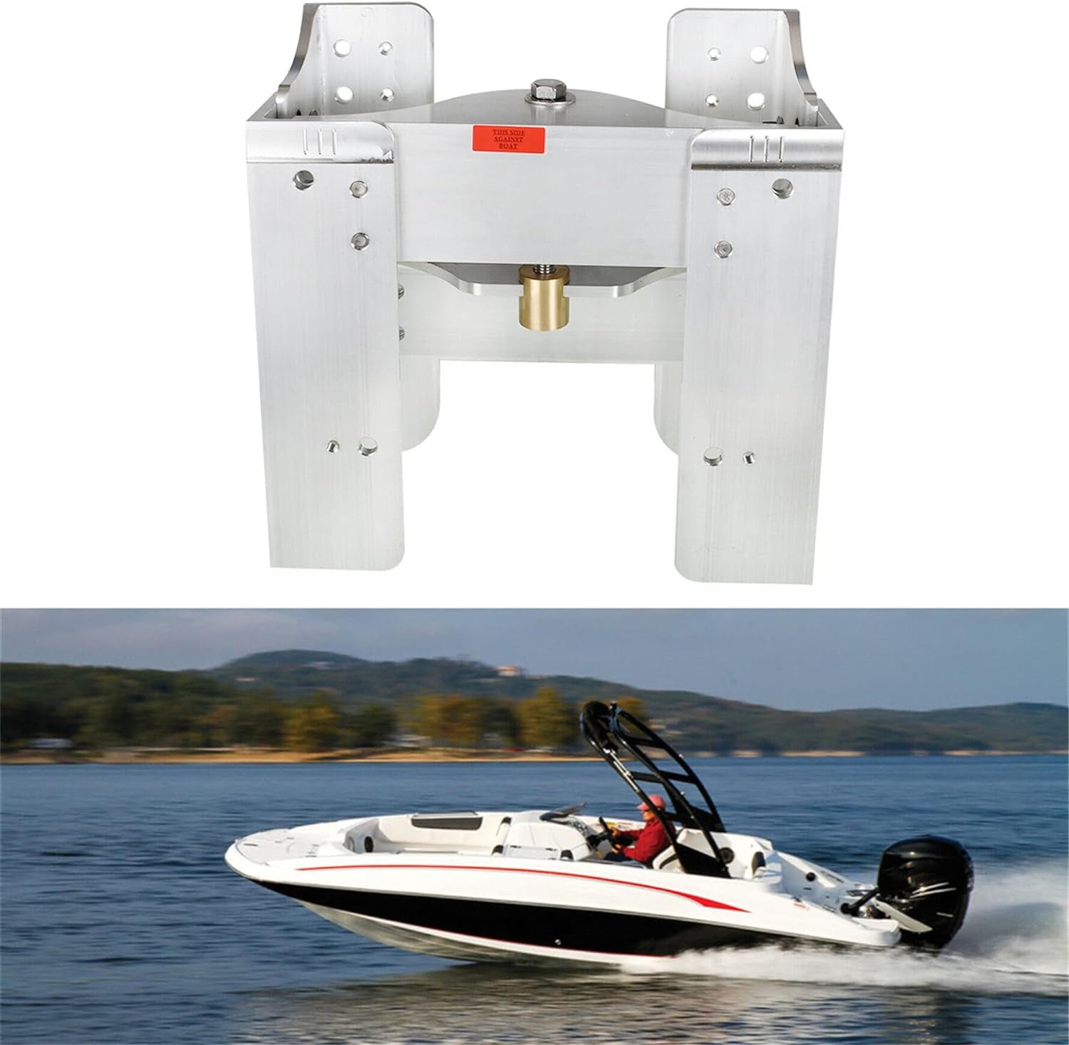 munirater 6 Inch Setback Adjustable Jack Plate Replacement for Boat ...