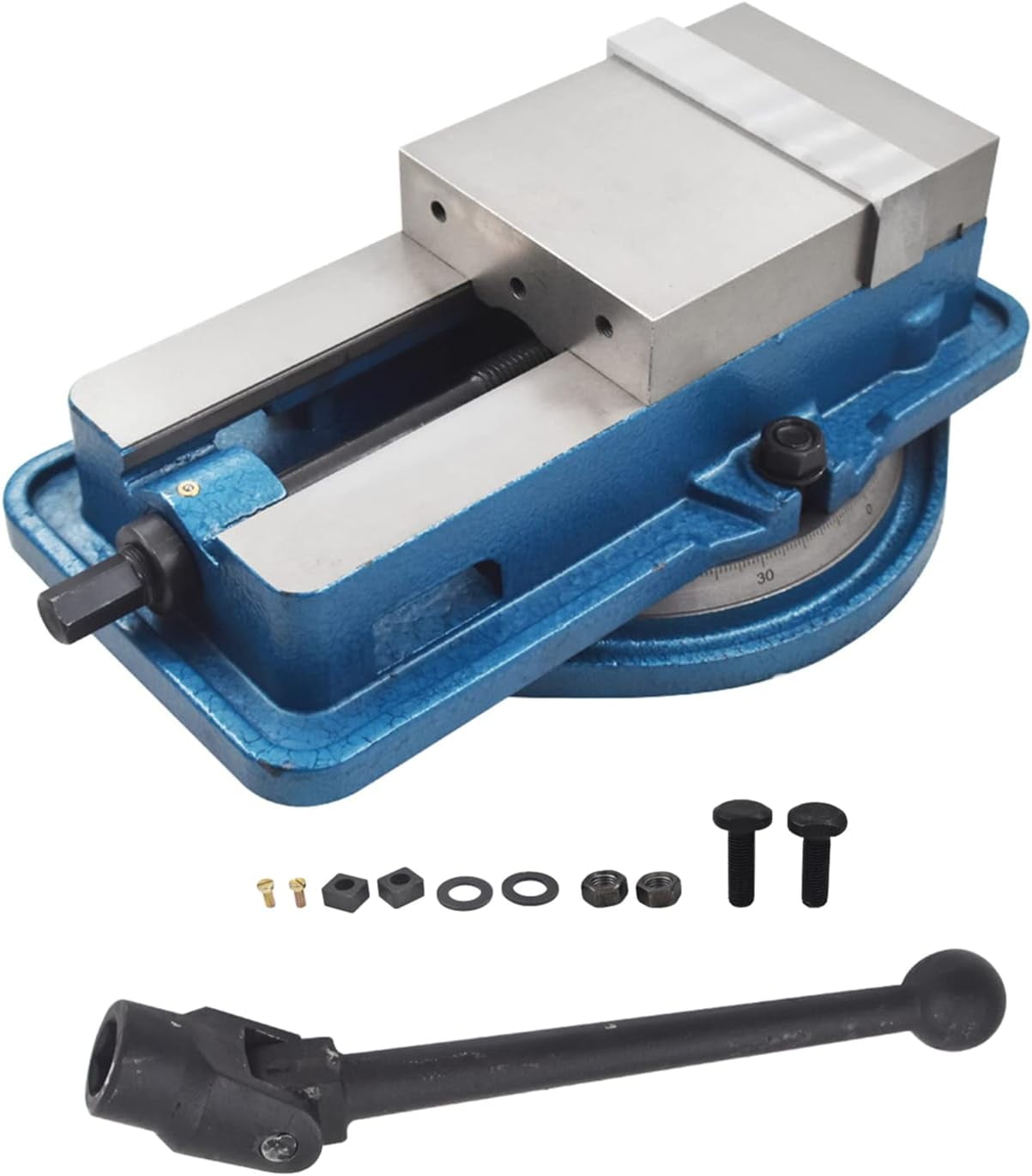 munirater 6 X 5.9 Precision Mill Vise Anti-Jaw Lifting W/Swivel Base ...