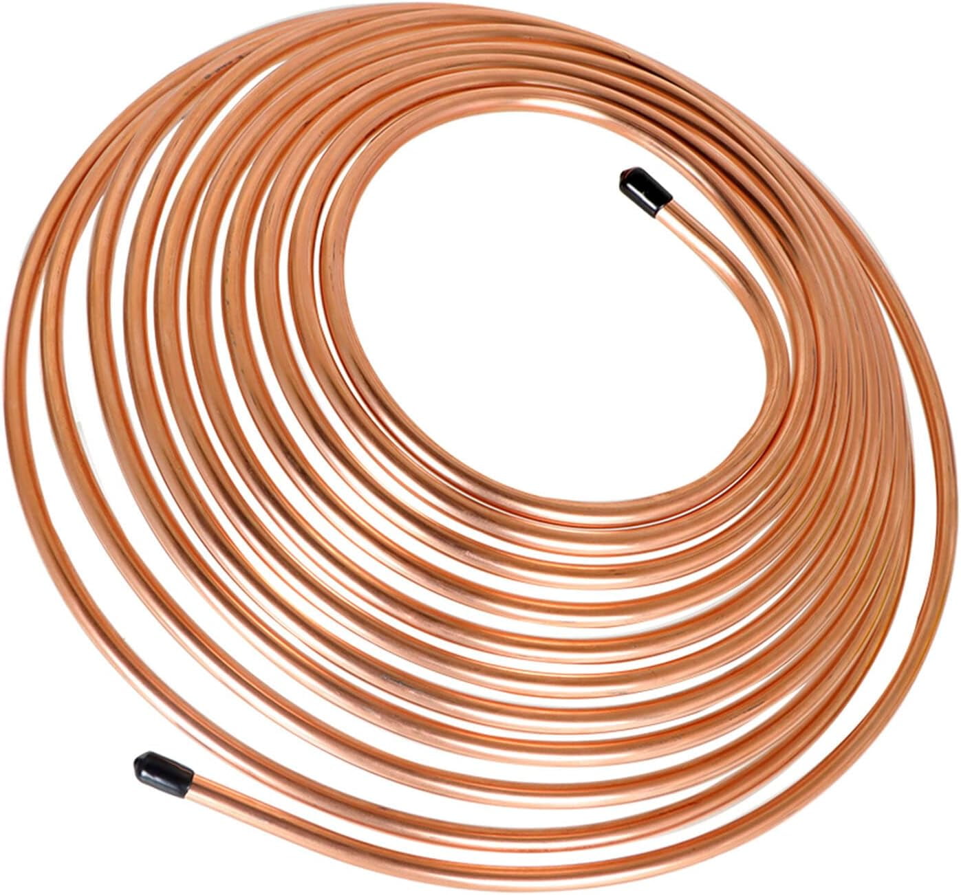 munirater Brake Fuel & Trans Line Tubing 5/16" Copper Nickel 25 Ft Roll ...