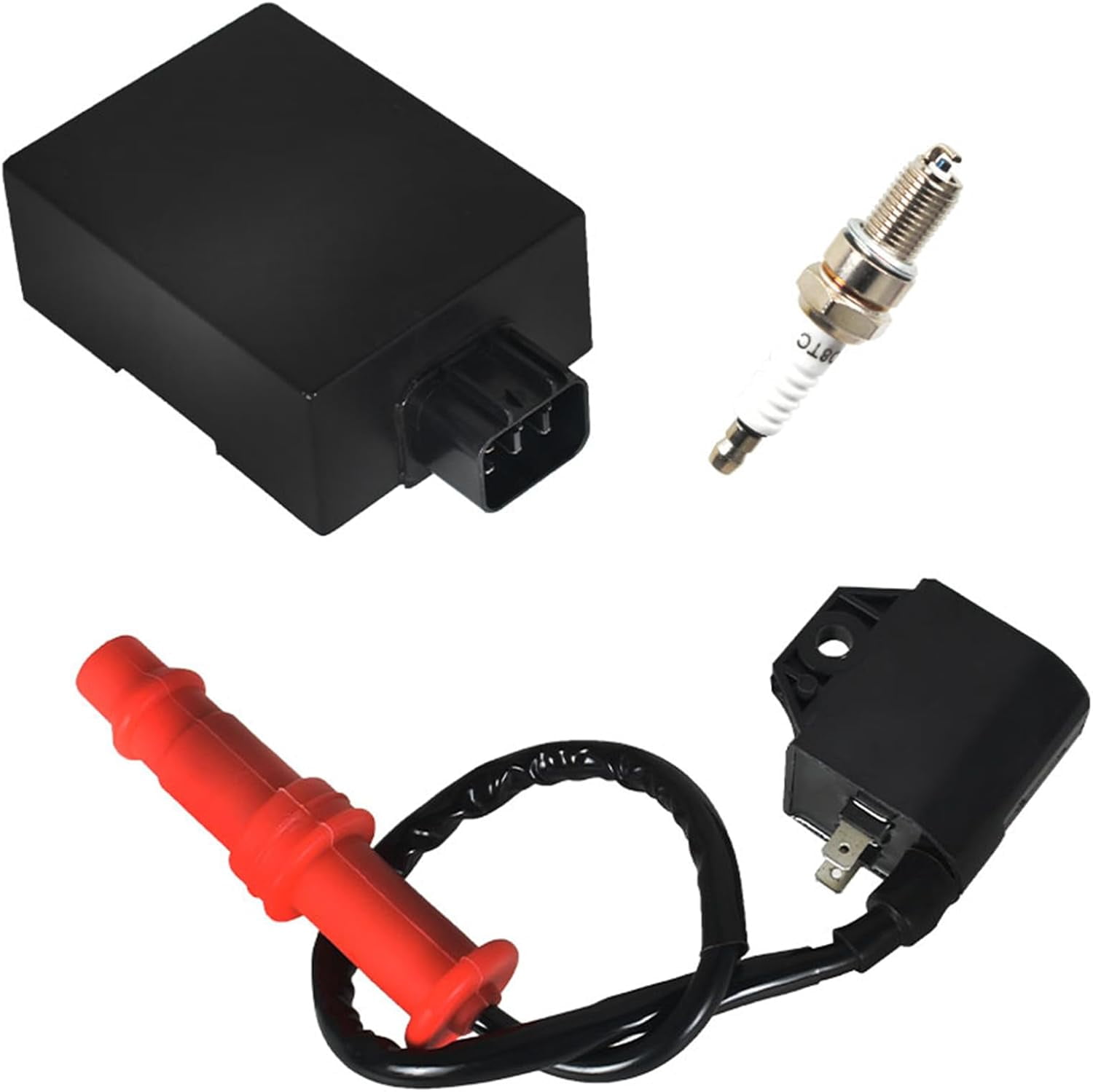munirater CDI Box Ignition Coil Spark Plug Replacement for Polaris ...
