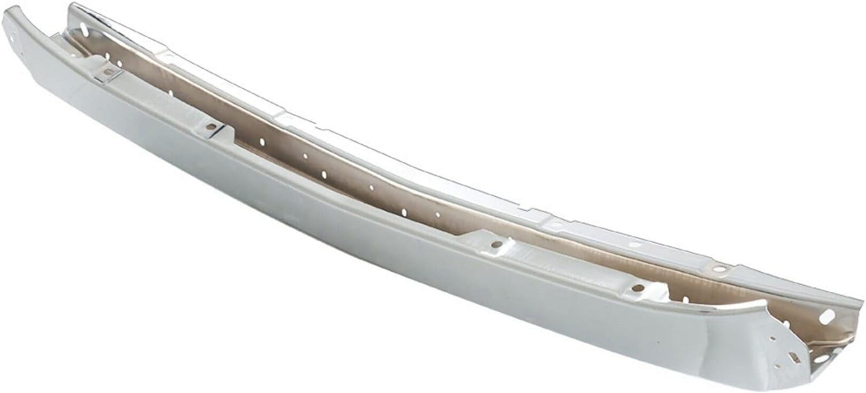 munirater Chrome Steel Front Bumper Impact Face Bar Replacement for ...