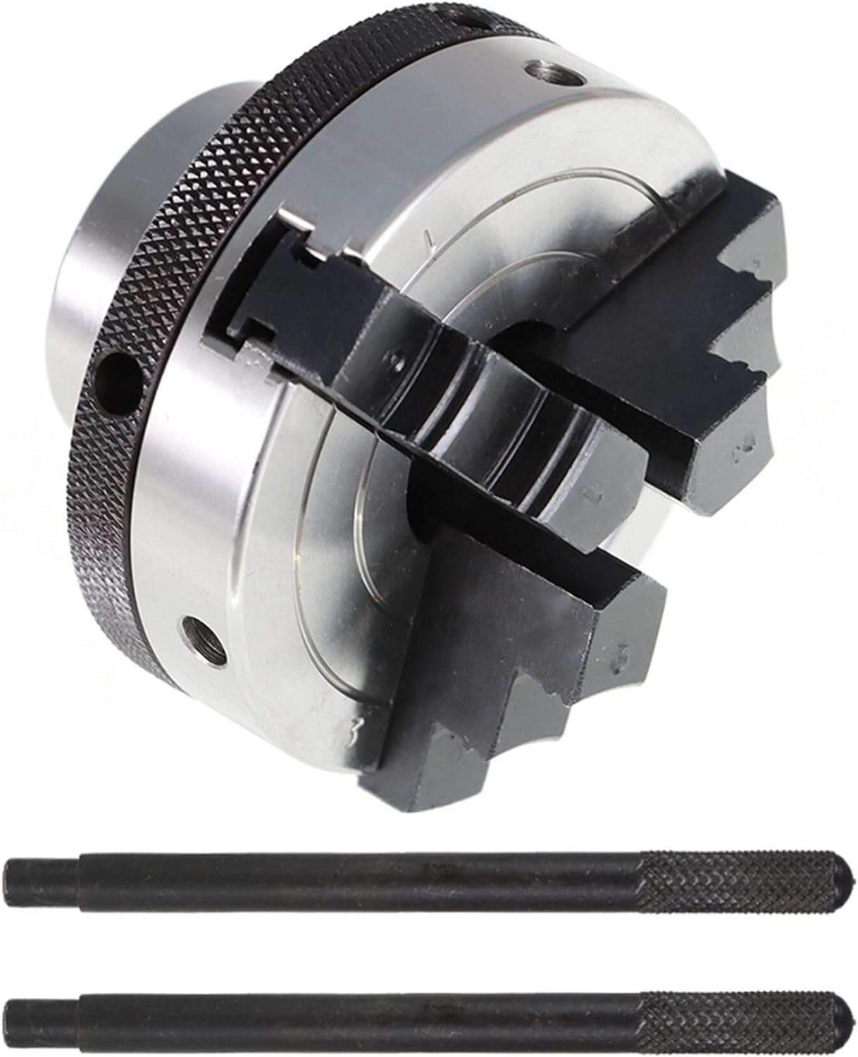 munirater Chuck 3 Inch 3 Jaw Chuck for 1 Inch x 8 TPI Axis Lathe and ...