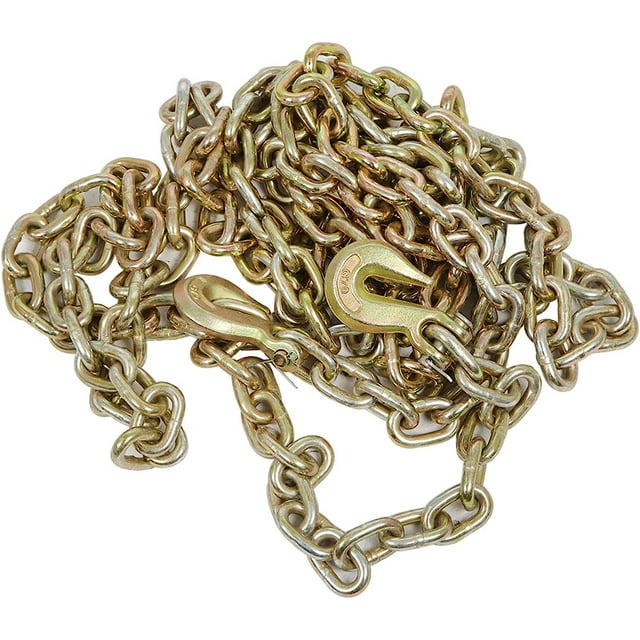 munirater FOR Flatbed Truck Trailer 2 Pack 3/8"X20' G70 Tow Chain Tie ...