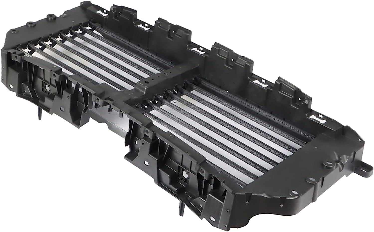 munirater Fit For 2021 2022 F150 Ford Upper Radiator Grille Air Shutter ...