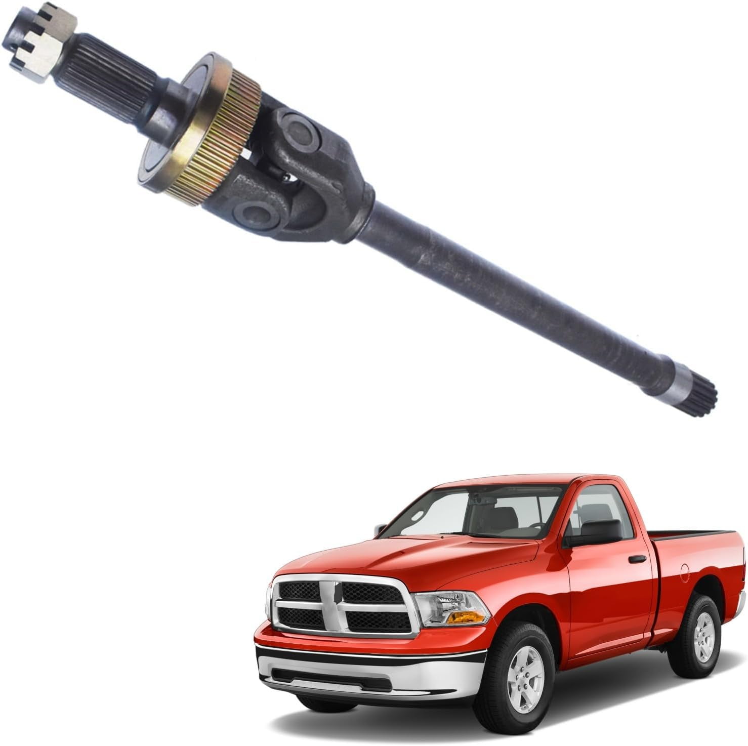 munirater Front Passenger Side U-Joint Axle Assembly Replacement for ...