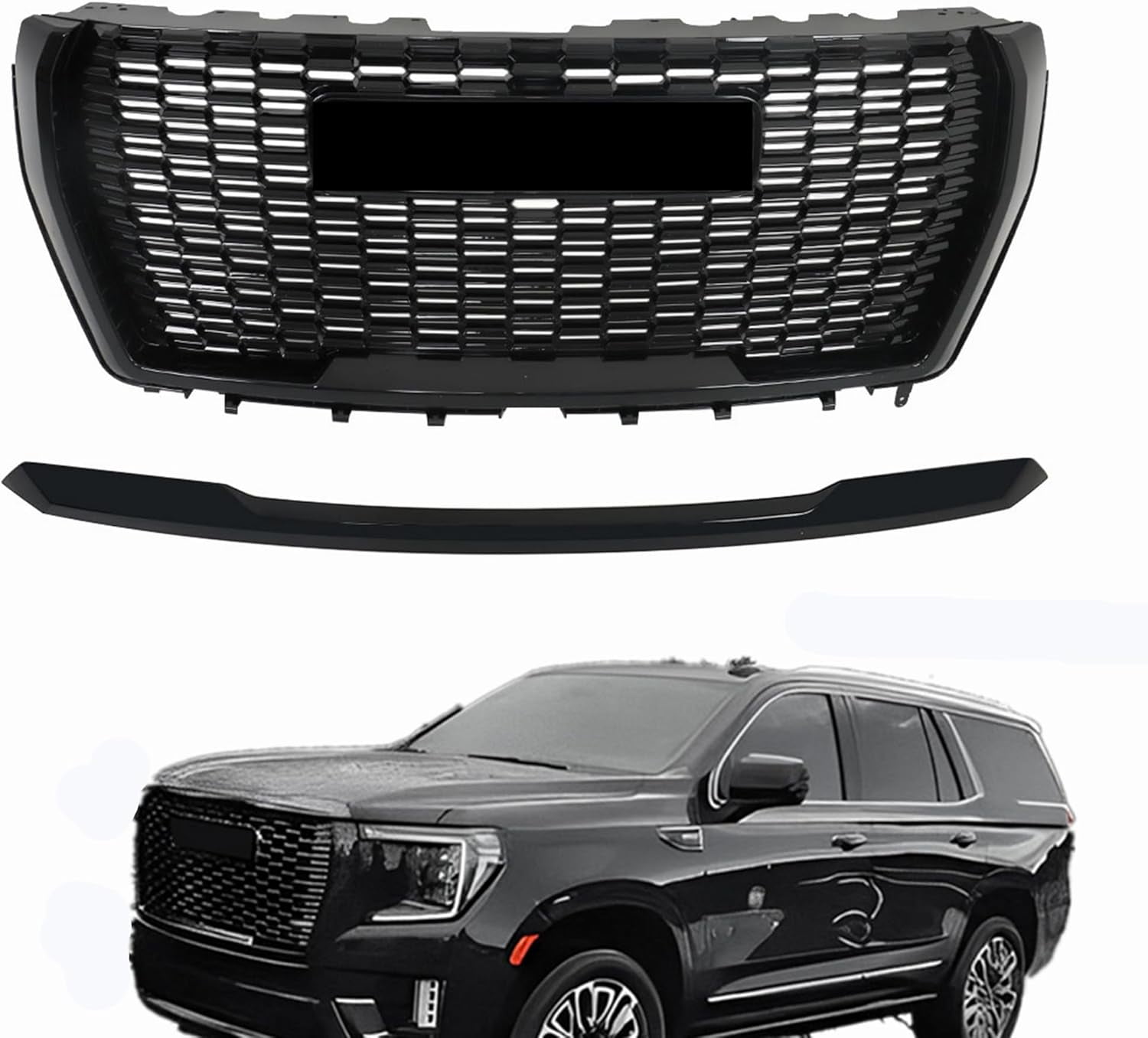 munirater Front Upper Grille Replacement for Yukon Yukon XL 2021 2022 ...