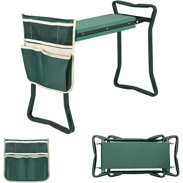 munirater Garden Kneeler and Seat, Heavy Duty Foldable Garden Stool ...