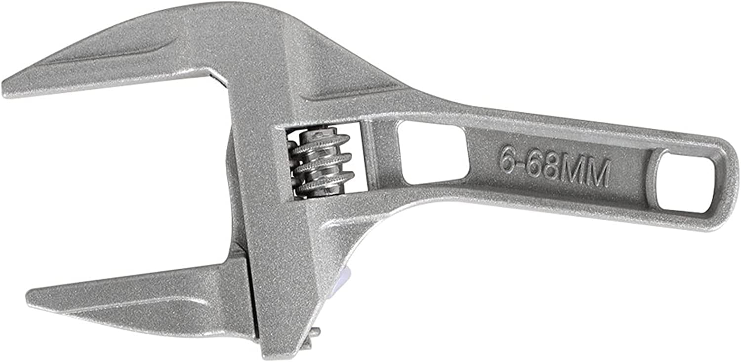 munirater Hand Tool Adjustable 6-68mm Wrench Shifter Spanner Wide Jaw ...